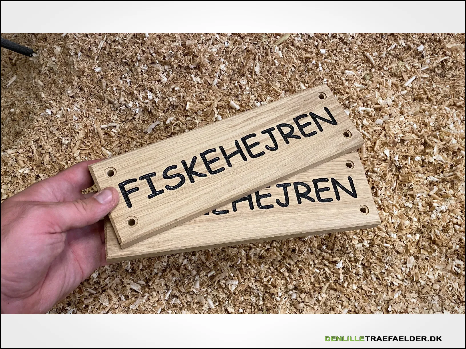 Båd skilte - Den Lille Træfælder Signworks